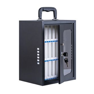 Generic Stahl-Handy-Aufbewahrungsbox, Handyhalterung f&uuml;r Klassenzimmer, Tragbares Design mit Griff, Gute W&auml;rmeableitung, Geeignet f&uuml;r Den Gewerblichen Gebrauc