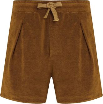 Osklen short à empiècement en résille - Marron