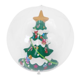 SOLUSTRE Lurrose Aufblasbare Weihnachtskugel 35cm Wetterfester PVC Dekoball f&uuml;r Gartendeko und Outdoor Weihnachtsfeier Schnelle Bef&uuml;llung Vielseitig Einsetzbar
