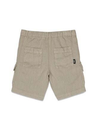 Aspesi Linen Bermuda Shorts - Green