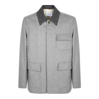 Lardini Chemise &agrave; Col Contrastant - Homme - Vestes - Beige - Taille: XL