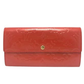 Louis Vuitton Portefeuille long (bi-pli) Pre-owned - Femme - Pre-owned - Rouge - Taille: ONE Size