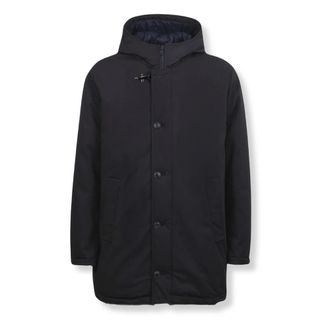 Fay Gabardine-Caban mit Daunenf&uuml;llung - - Jackets - Herren - Blau - L