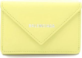 Balenciaga 2010 mini Paper Portemonnaie - Gelb