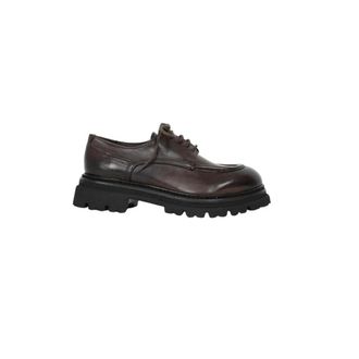J.P. David Schn&uuml;rschuh aus Leder mit Profilsohle - - Shoes - Damen - Braun - 39 EU