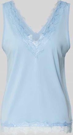 Freequent Regular Fit Top mit Spitzenbesatz Modell Bicco