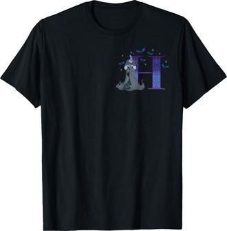 Disney Villains Alphabet Monogram Letter H for Hades T-Shirt