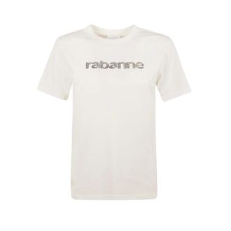 Paco Rabanne Kokosmilch T-Shirt & Polo - - Tops - Damen - Wei&szlig; - M