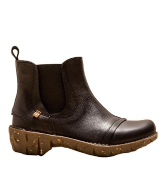 El Naturalista Damen Ankle Boots Yggdrasil, Frauen Stiefeletten,flach,Stiefel,Bootee,Booties,halbstiefel,Kurzstiefel,Black-Bosque,36 EU / 3.5 UK