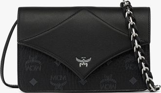 MCM Diamond Schultertasche in Visetos-Leder-Mix