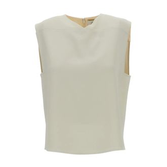 Loulou Studio Femme, Tops, Beige, Taille: 36 FR Hauts sans manches