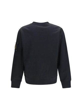 Moose Knuckles Mens Hartsfield Sweatshirt Black Cotton Sweatshirts Sweater