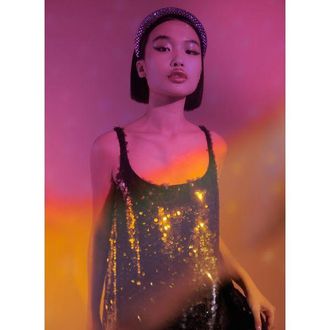 Prada Paillettenkleid in Schwarz