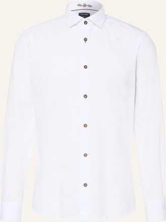Olymp Trachtenhemd Casual Regular Fit weiss