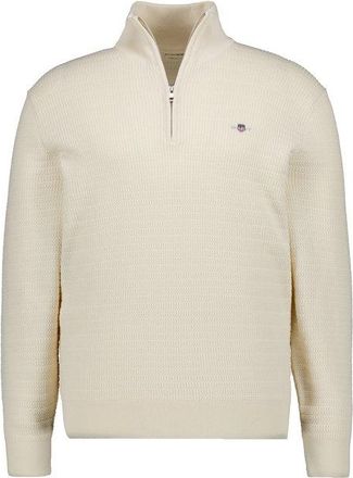 GANT Herren Troyer wei&szlig; unifarben