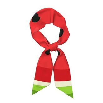 Generic &Eacute;charpe past&egrave;que pour femme - &Eacute;charpe tour de cou pour sac &agrave; main - En satin de soie - Pour le sport, le yoga, le visage