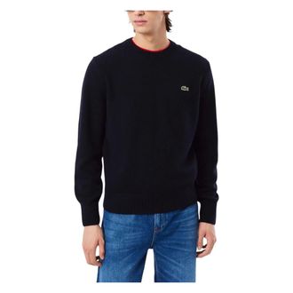 Lacoste Homme, Pulls, Bleu, Taille: XL Pull ras du cou en maille