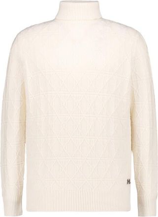 Karl Lagerfeld Herren Pullover beige Merinowolle unifarben
