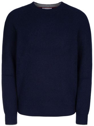 Brunello Cucinelli pull en cachemire - Bleu