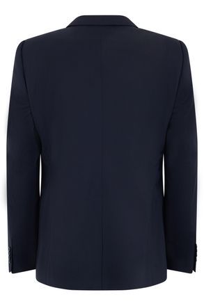 Dolce & Gabbana Mens Single-Breasted Jacket Very Dark Blue Virgin Wool Suit & Dinner