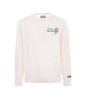 MC2 Saint Barth Pull Heron Light Embry - Homme - Pulls - Beige - Taille: S