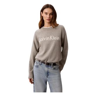 Calvin Klein Jeans Damen, Strickwaren, Grau, 2XSGr&ouml;&szlig;e