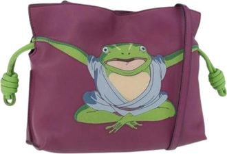 Loewe Sac pochette Pre-owned - Femme - Pre-owned - Violet - Taille: ONE Size