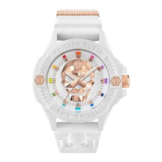 Philipp Plein Homme, Accessoires, Blanc, Taille: ONE Size The $kull Ecoceramic 44mm