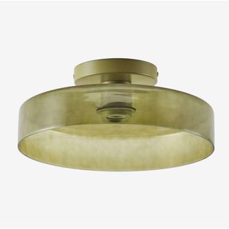 Sklum Plafonnier de salle de bain en verre Jaxal SKLUM Vert Cactus &Oslash;35 cm