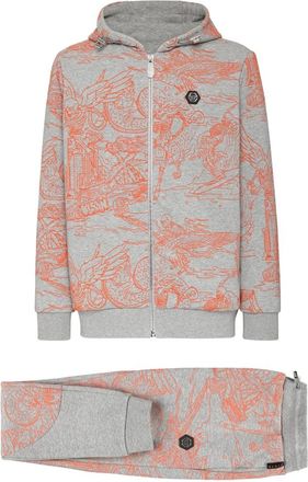 Philipp Plein Herren, Jumpsuits & Playsuits, Grau, 3XLGr&ouml;&szlig;e