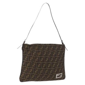 Fendi Pre-owned Zucca Canvas Umh&auml;ngetasche - - Pre-owned - Damen - Braun - ONE SIZE
