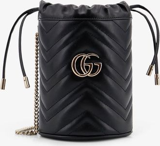 Gucci GG Marmont matelass&eacute; leather bucket bag - GUCCI - gender_Woman