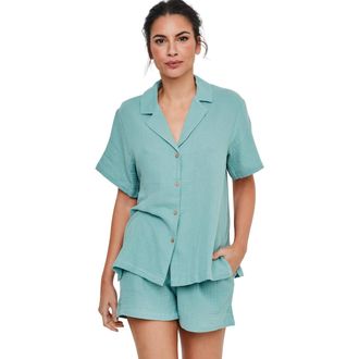 Selmark Pyjama short chemise manches courtes HOMEWEAR P119