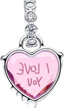 Pandora Charme &agrave; Suspendre Je taime Maman - Femme - Accessoires - Rose - Taille: ONE Size
