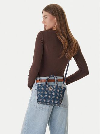 Guess Handtasche Emelie Logo Mini HWGP99 28750 Dunkelblau