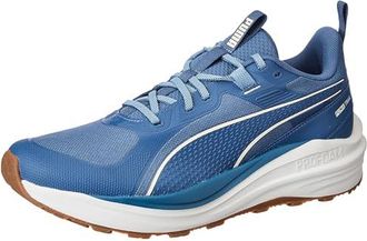 Puma Mixte Flare Pro Trail Chaussure de Course sur Route, Indigo fonc&eacute; Bleu Neige Alpin, 44 EU