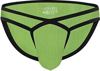 Generic Sous-v&ecirc;tements sexy pour homme - Taille - Slip excitant - Sac de renflement excitant - Coton respirant - Culotte sexy - Culotte sexy - Slip court - St