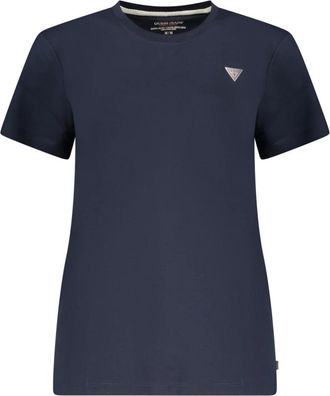Guess Regular Fit T-Shirt - - Tops - Damen - Blau - L