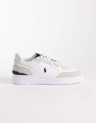 Polo Ralph Lauren Masters - Court-Sneaker aus Leder in Grau