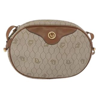 Dior Pre-owned Vintage Honeycomb Schultertasche - - Pre-owned - Damen - Beige - ONE SIZE