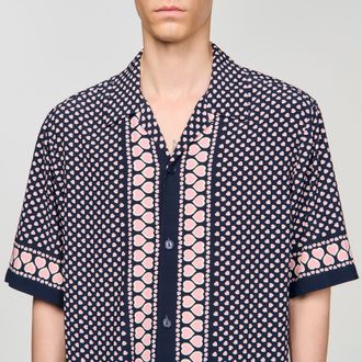 Sandro Chemise fluide &agrave; imprim&eacute; caur