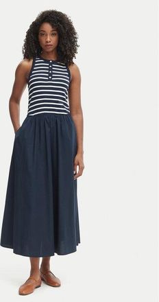 Tommy Hilfiger Kleid f&uuml;r den Alltag WW0WW49628 Dunkelblau Regular Fit