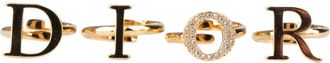 Dior Ring - Dior Golde Spellout Rings - Gr. ONE SIZE - in Mehrfarbig - f&uuml;r Damen
