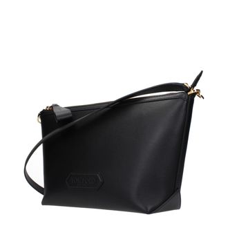 Tom Ford Leather Crossbody Bag - Black
