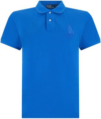 Polo Ralph Lauren Femme, Tops, Bleu, Taille: 40 FR Polo en coton avec logo