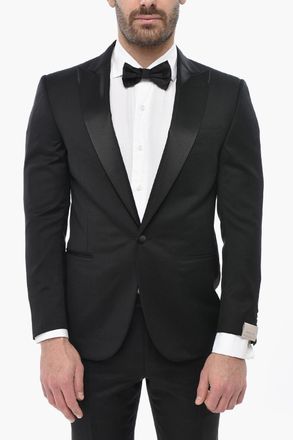 Corneliani Festlicher Anzug EVENT mit spitzem Satinrevers Corneliani