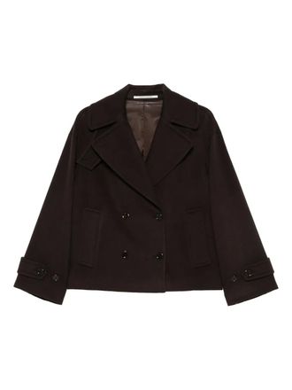 Tagliatore blazer croisé à revers crantés - Marron