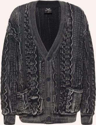 Carlo Colucci Carlo Colucci Strickjacke - Carat 2.0 Fant schwarz