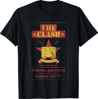 The Clash Texas Tour 83 Wichita Falls T-Shirt