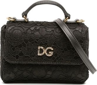 Dolce & Gabbana sac à bandoulière DG Flap (1990-2010) - Noir